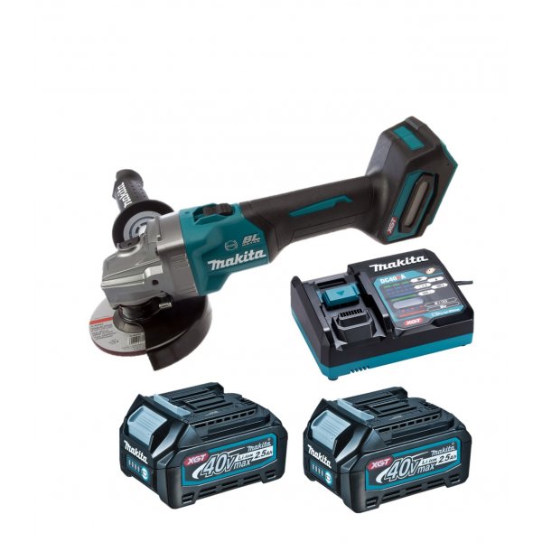 Makita 40V Cordless Angle Grinder GA003GD201 100 mm (4 Makita 40V Cordless Angle Grinder GA003GD201 100 mm (4